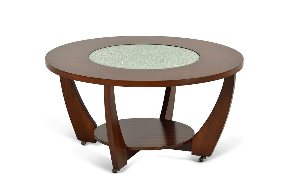 Rafael - Cocktail Table With Casters - Brown – Hornell Furniture Outlet